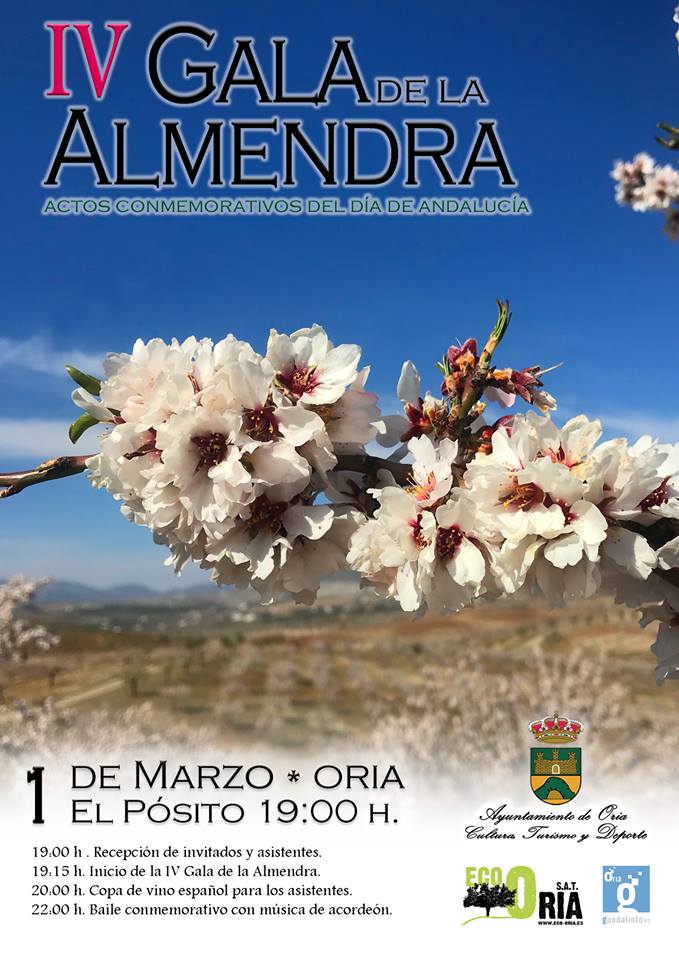 Evento: IV Gala de la almendra - Oria (Almería) | Cadena Silva