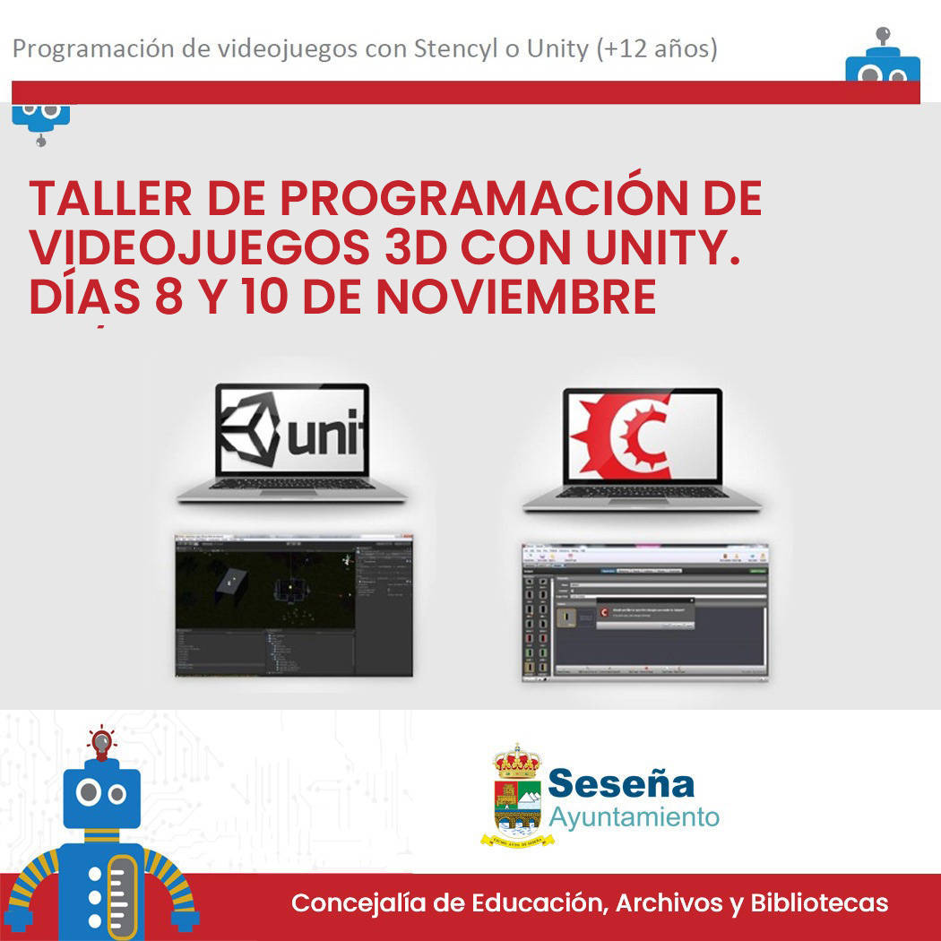 Taller: Programación de videojuegos 3D con Unity (2022) - Seseña (Toledo)
